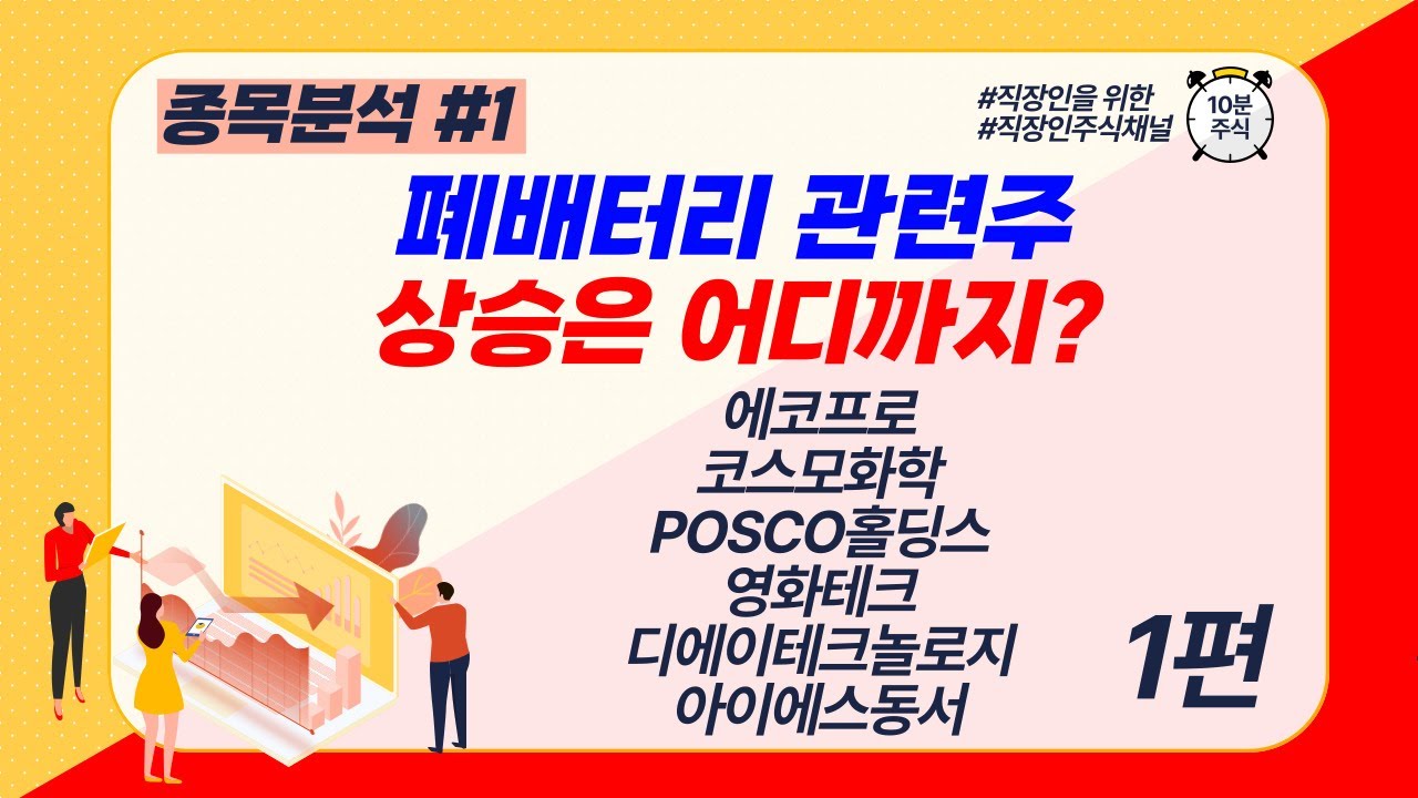폐배터리 관련주 상승은 어디까지 에코프로 코스모화학 Posco홀딩스 영화테크 디에이테크놀로지 아이에스동서 Youtube