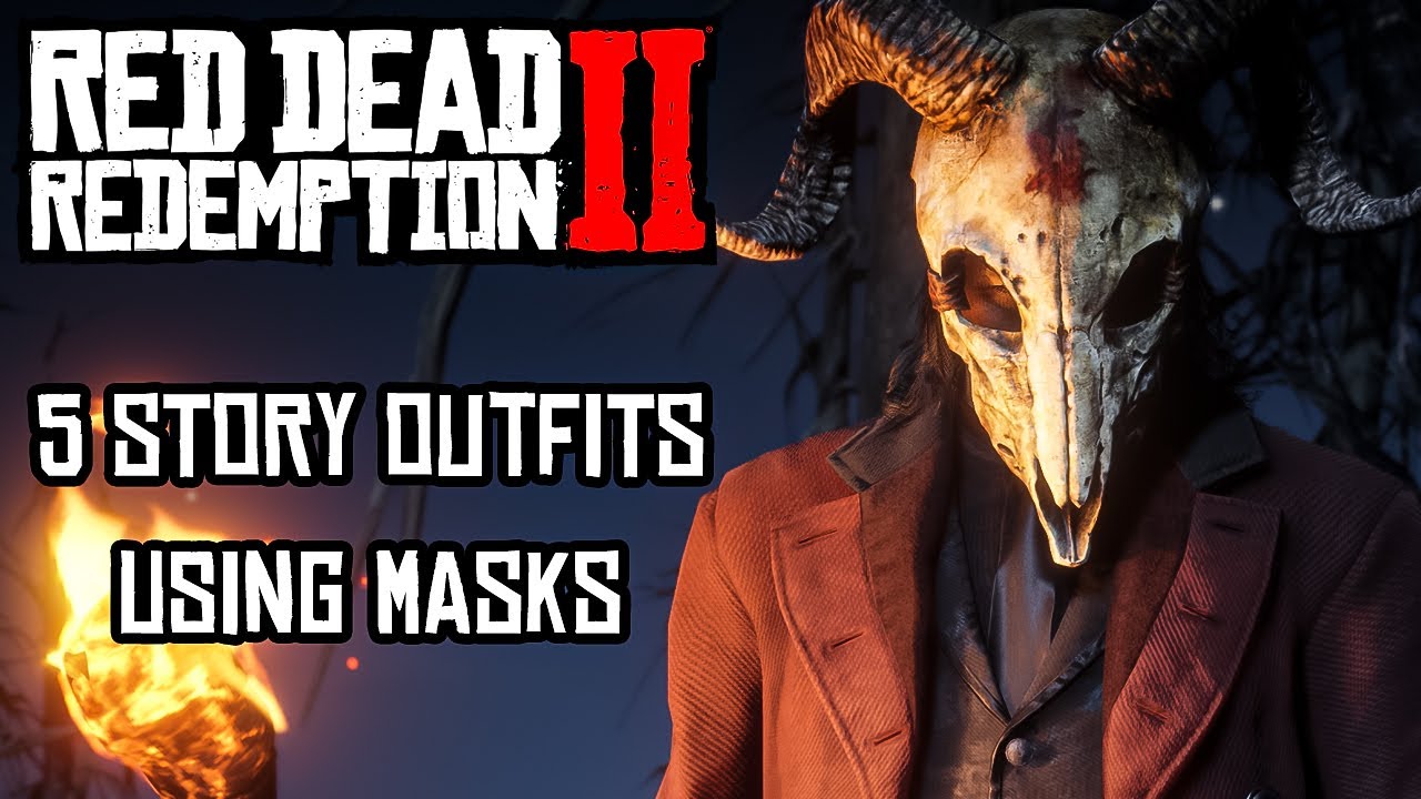5 Story Outfits Using Masks || Red Dead Redemption 2 - YouTube