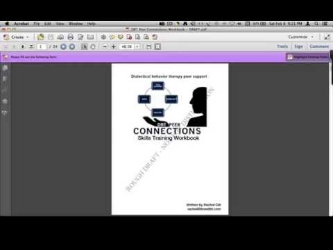DBT Peer Connections DEAR MAN GIVE FAST video Lesson by Rachel Gill ...