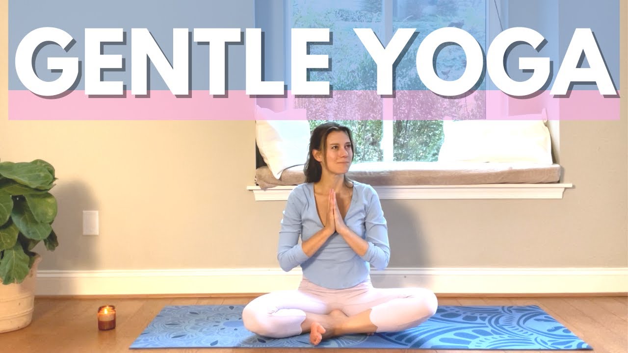 20 Min Gentle Yoga Flow | cozy and kind - YouTube