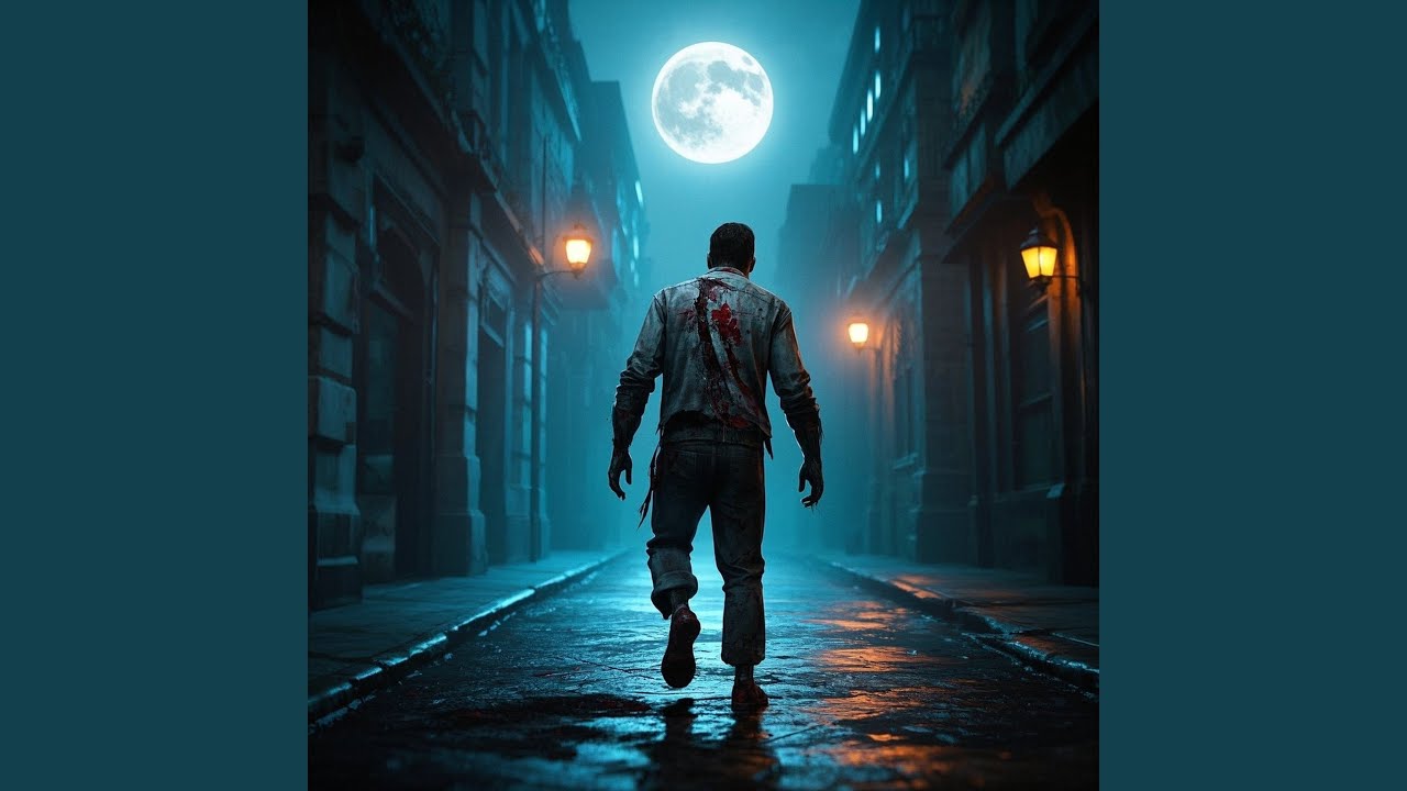 A Zombie Walking Alone in the Moonlight - YouTube