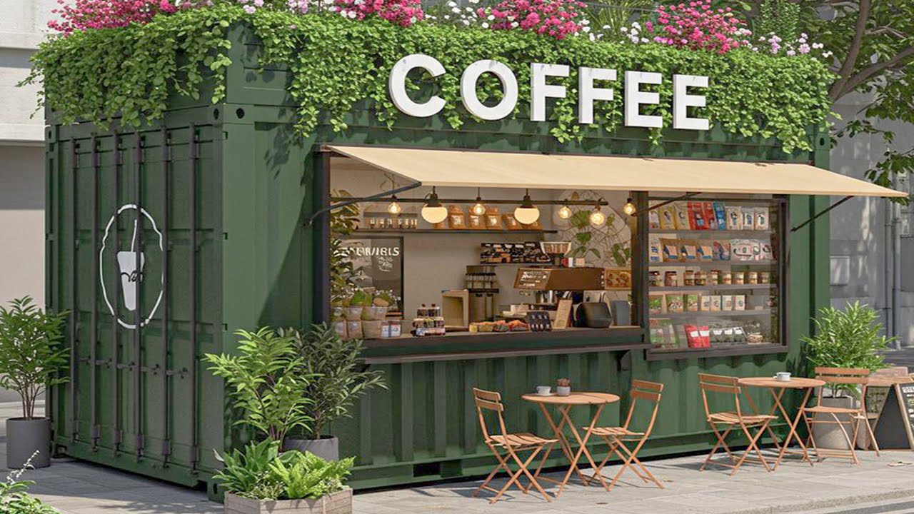 100+ Minimalist Cafe & Coffee Shop Design Ideas, Small Coffee Shop ...