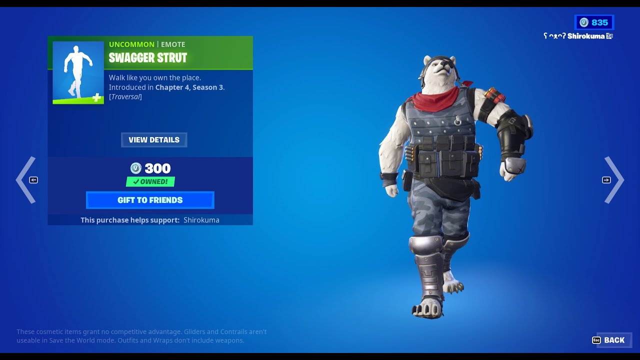 New 'Swagger Strut' Emote Is Now Available! - Fortnite Emotes (Jun. 17 ...