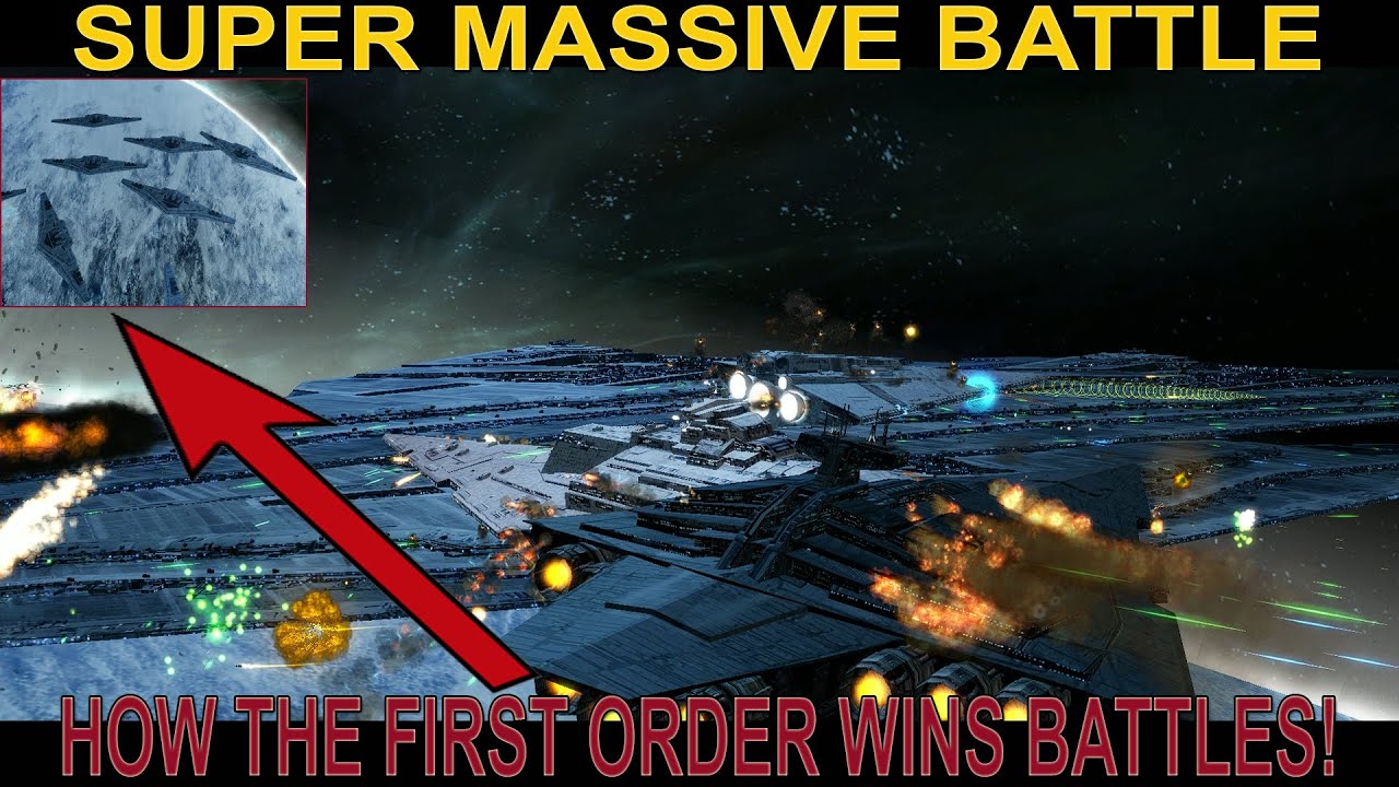 HOW THE FIRST ORDER WINS BATTLES!-Star wars Massive Battle - YouTube