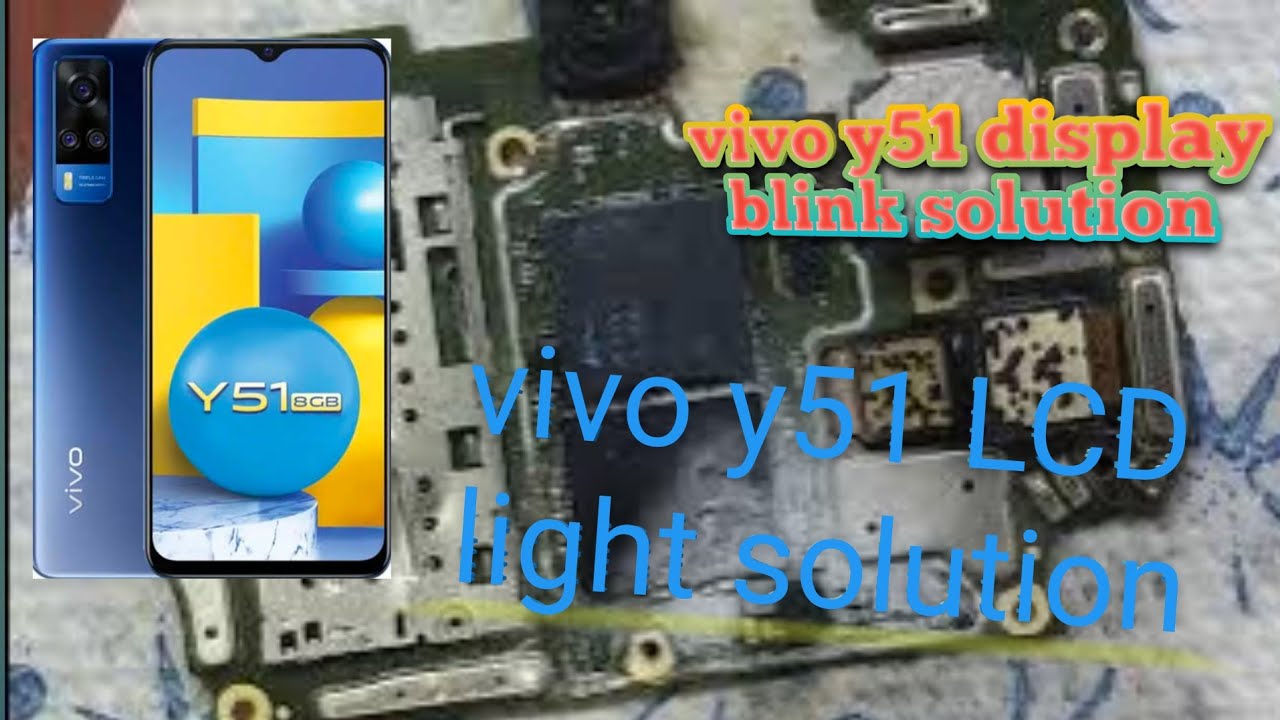 Vivo y51 (2020) display light solution Vivo y51 LCD light fix - YouTube