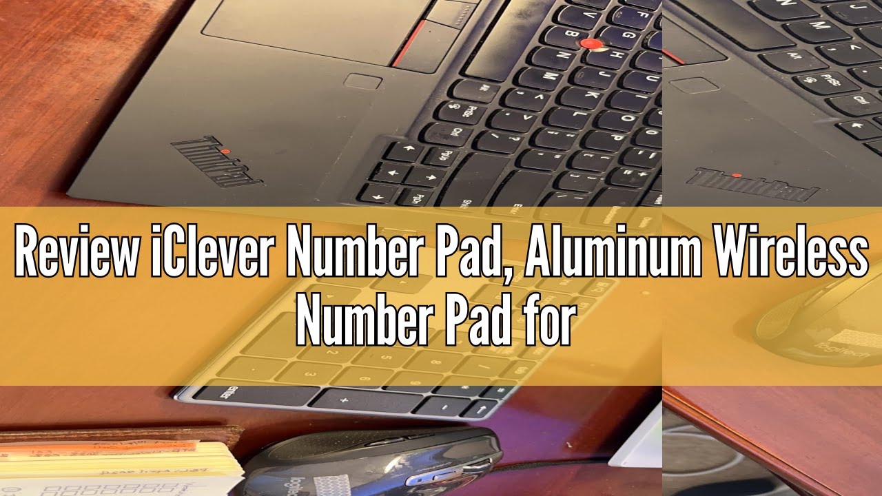 Review iClever Number Pad, Aluminum Wireless Number Pad for Multi ...