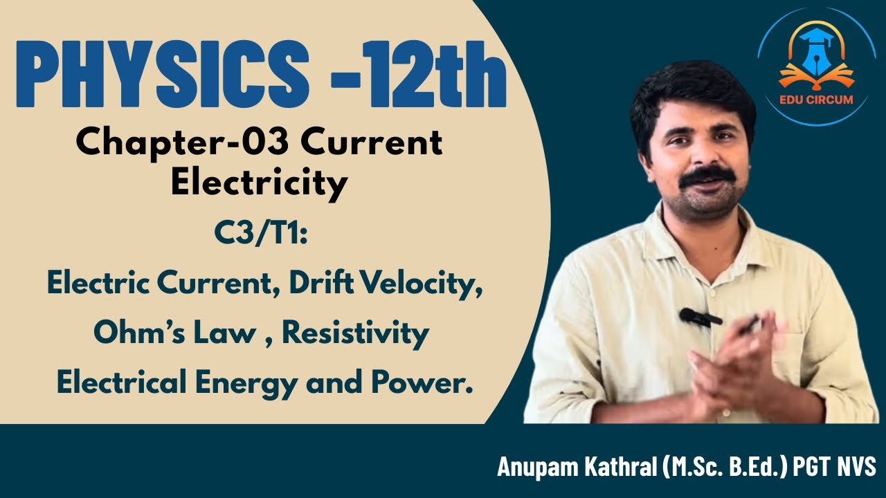 Physics 12 C3/T1 Electric Current and Resistance - YouTube