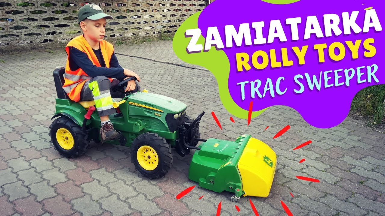 Zamiatarka Rolly Toys | Trac Sweeper - YouTube