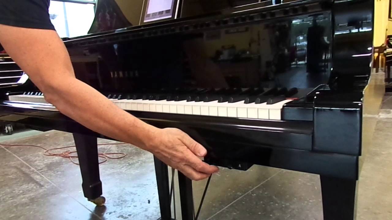 Yamaha CSII and Yamaha C7 with PianoDisc Low Profile - YouTube