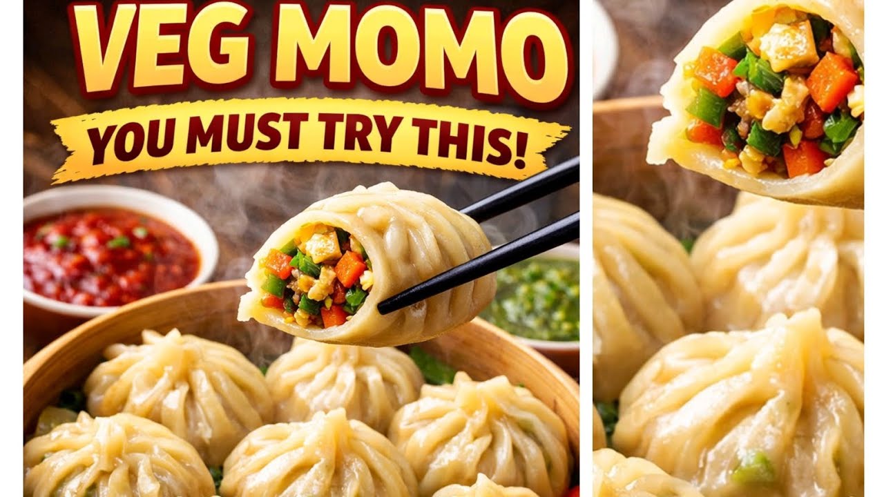 No Atta No Maida 100% Healthy Veg MOMOs 🤯#Chinese momos recipe#Momo ...