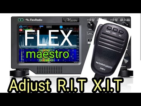 Flex 8400 & Maestro - Adjust,  R.I.T X.I.T & Squelch