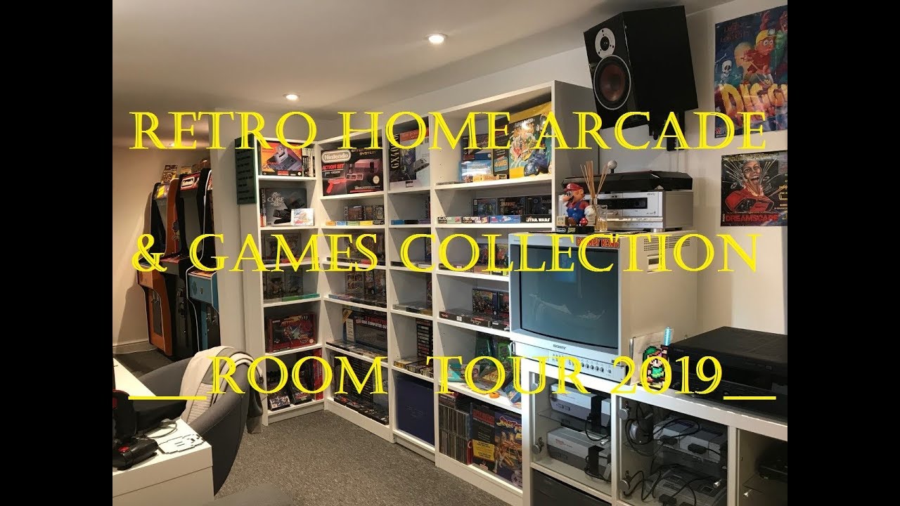 2019 Retro Arcade & Game Room Tour / Gaming Setup - Mint In Box Video ...