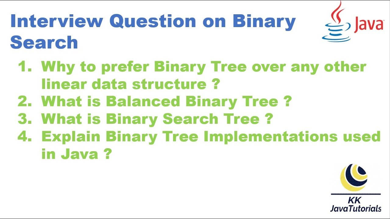 What is a Binary Tree? Where and why is this used in Java Programs ...