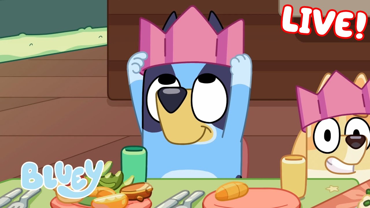 🔴LIVE: Festive Fun with Bluey and Friends! | 30+ MINUTES | Bluey - YouTube