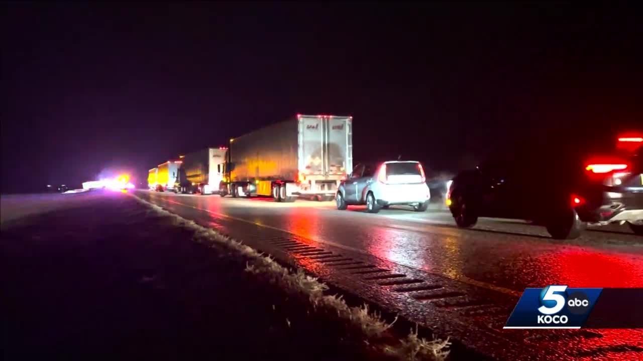 OHP gives update on road conditions after third wave of ice hits ...