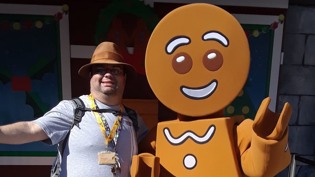 2019 LEGO Gingerbread Man Meet & Greet LEGOLAND Florida - YouTube