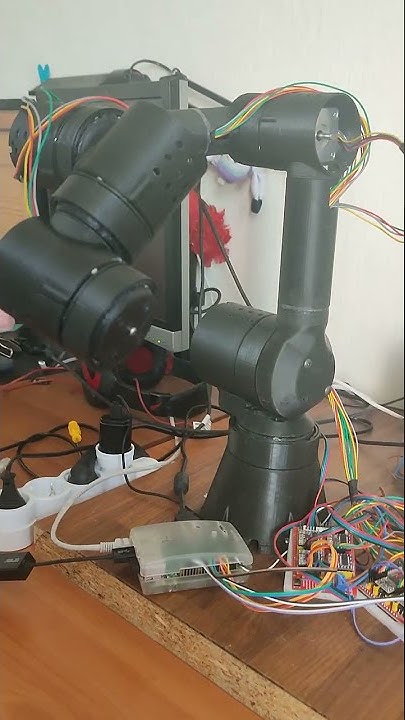 codesys softmotion raspberry pi 3d printed robot - YouTube