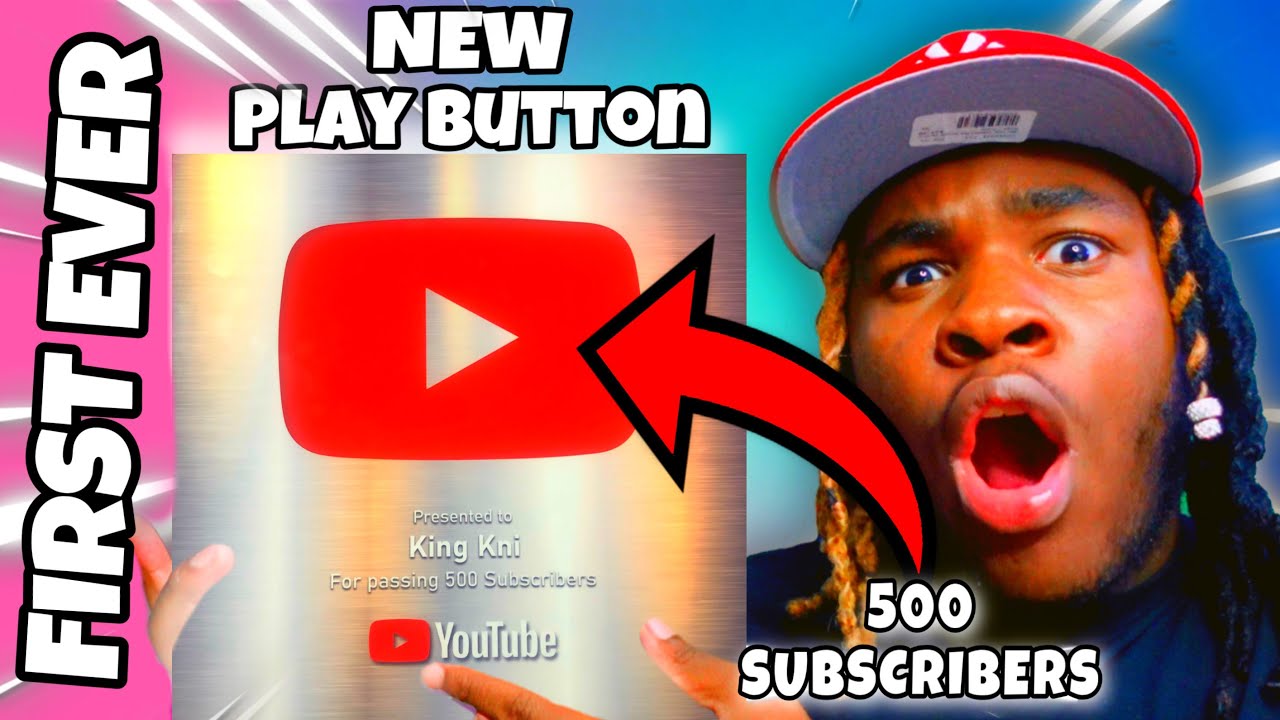 YOUTUBE SENT ME THE FIRST EVER 500 SUBSCRIBER PLAY BUTTON - YouTube
