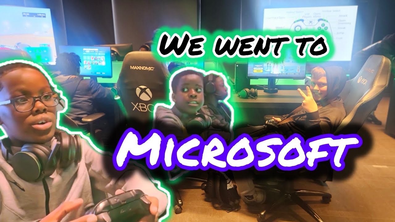 We went to Microsoft with the boys for yng_c’s BIRTHDAY #fun #gaming ...