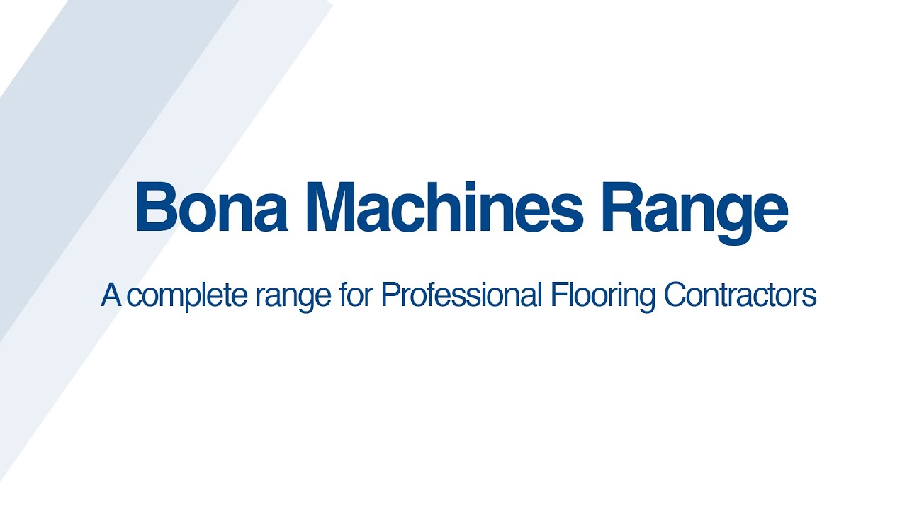 Bona Machines Overview Video - YouTube