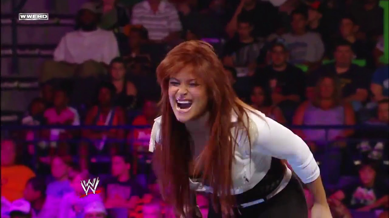 WWE Smackdown 2008 Michelle McCool and Maria vs Maryse and Natalya 2 ...