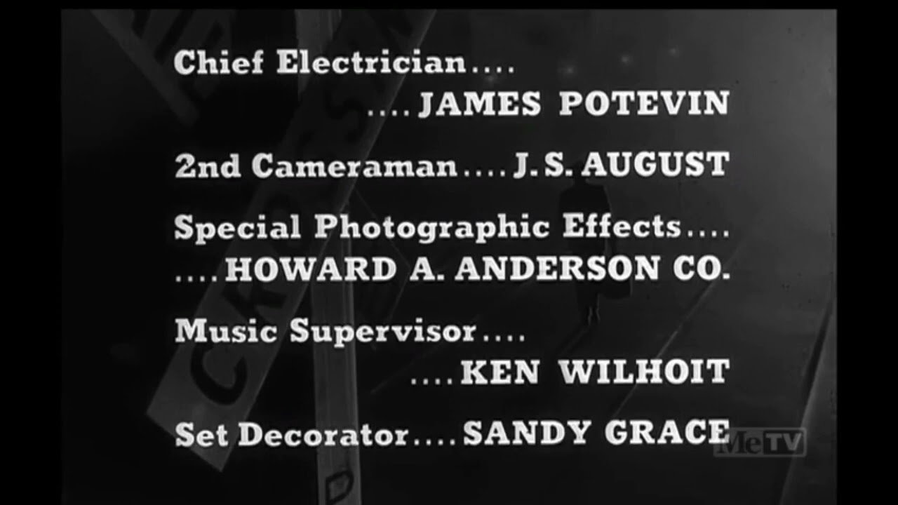 The Fugitive Closing Credits (January 14, 1964) - YouTube