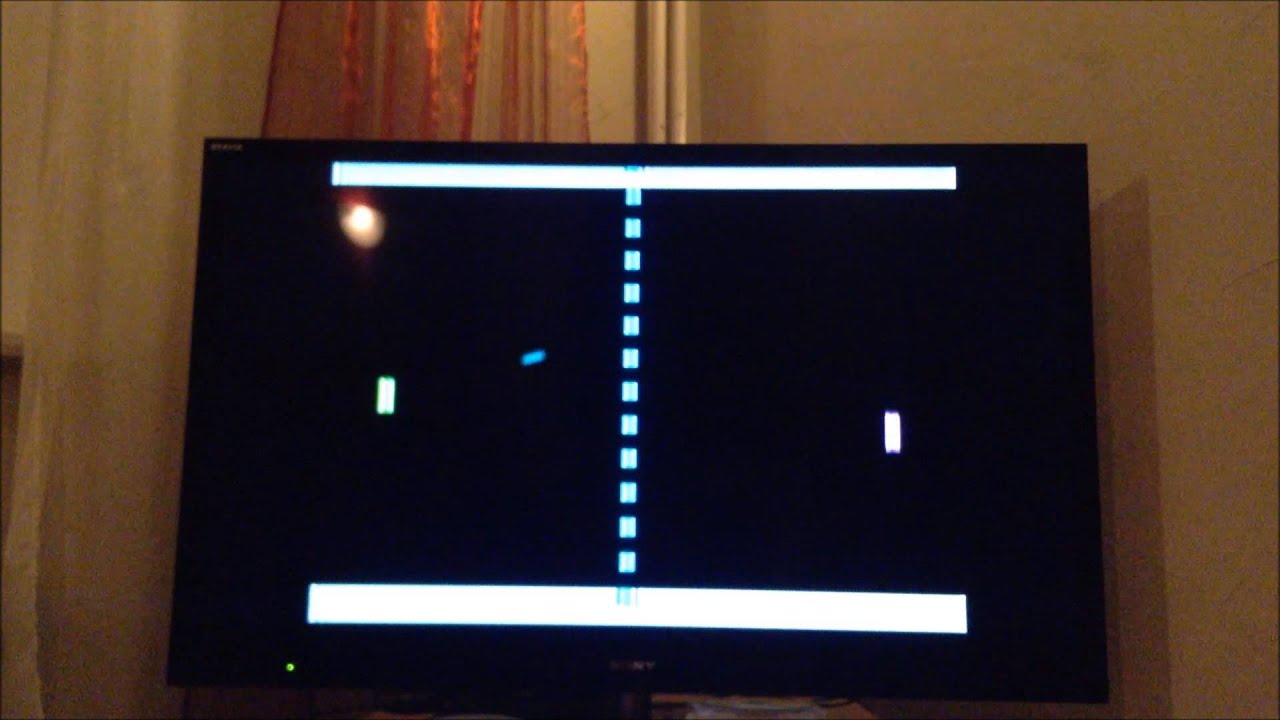 Sears Atari Pong (1975) : un court aperçu de son gameplay dynamique ...