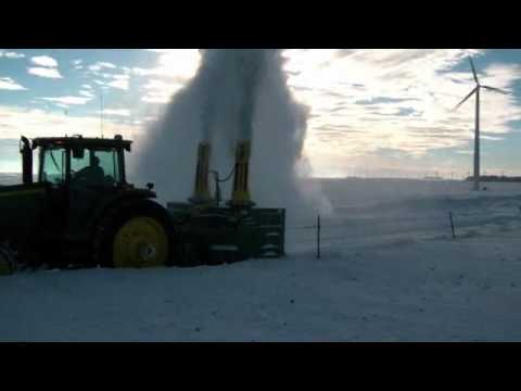 Teamco Snowblast 10800A Tractor Series Snowblower - YouTube
