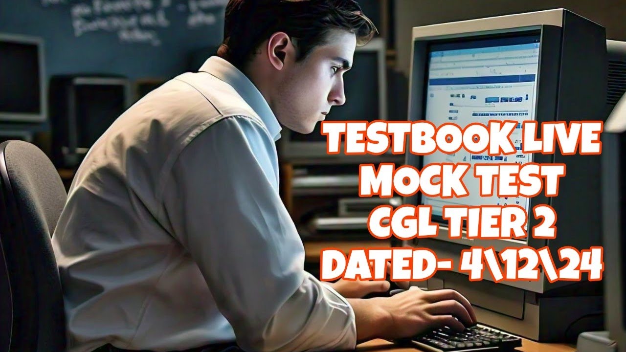 TESTBOOK LIVE MOCK TEST | CGL TIER 2 DATED 4\12\24 - YouTube