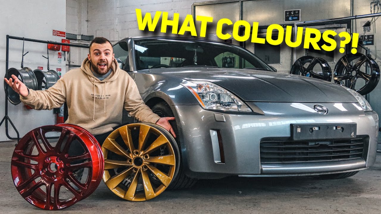 WHEELS & BRAKES ON HIGHEST MILEAGE 350Z RESTORED - YouTube