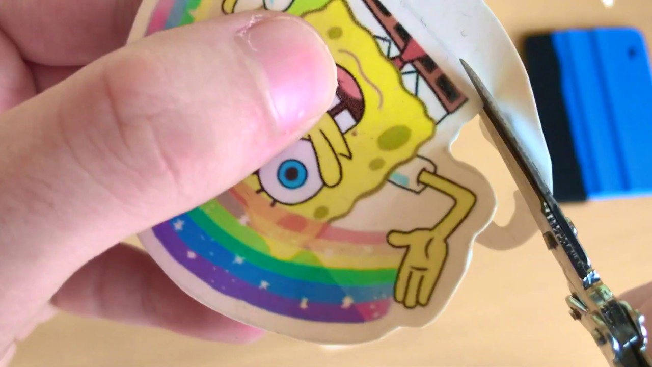 DIY How to make a real Vinyl sticker high quality - YouTube