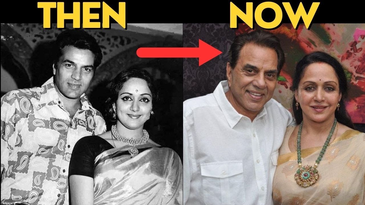 10 Bollywood Couples Then And Now | Dharmendra, Amitabh Bachchan | 2023 - YouTube
