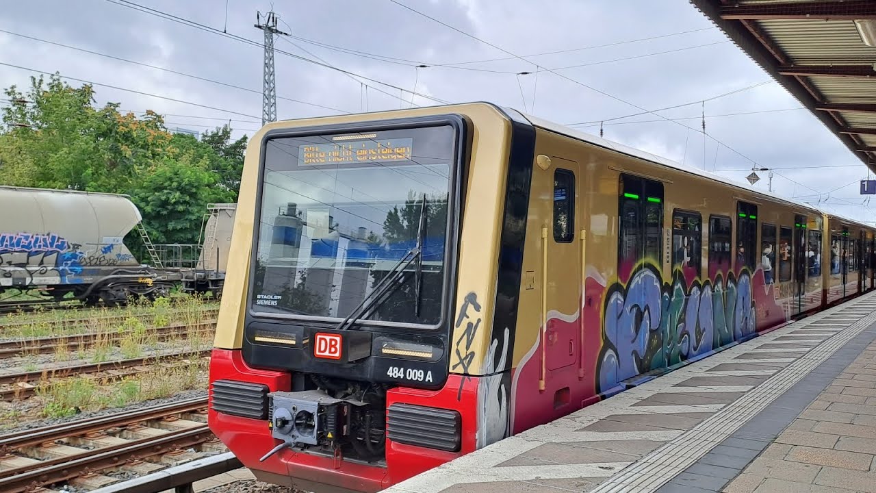 Berlin S-Bahn Class 483/484 - S41 to Treptower Park - YouTube