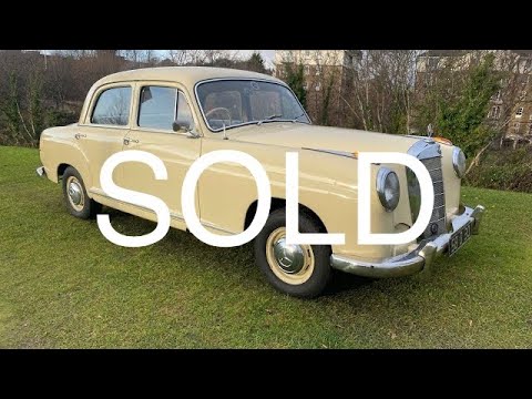 1958 Mercedes 219 Ponton W105 - YouTube