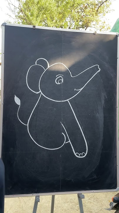 How to draw elephant easy step by step tutorial # shorts # YouTube || Archita drawing || - YouTube