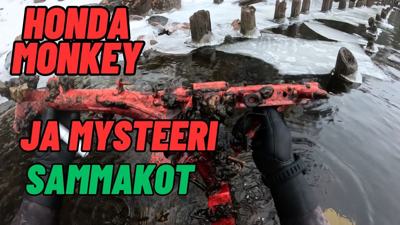 NOSTETAAN HONDA MONKEY RUNKO YLÖS JA SUKELLETAAN PONNAPUTKELLA ...
