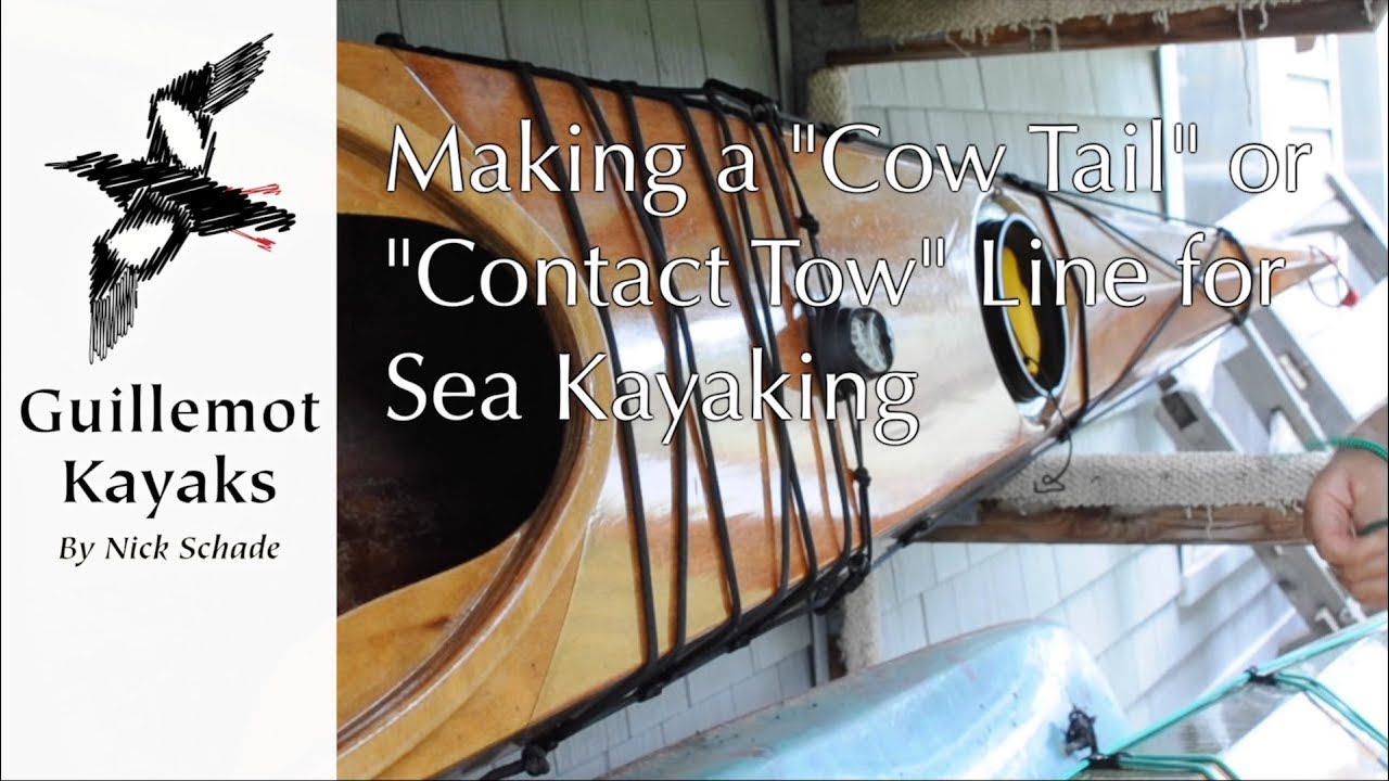 Making a Cow Tail Contact Tow Line for Sea Kayaking - YouTube