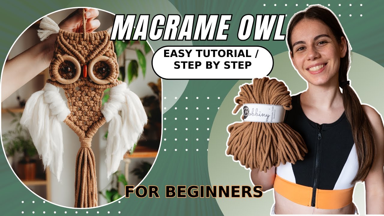 Macrame Owl | Tutorial for beginners | Step by Step - YouTube
