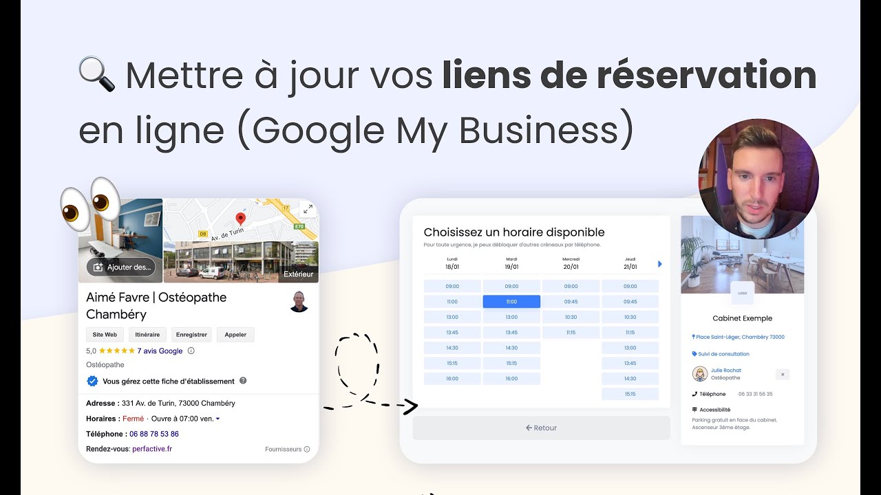 🔍 Mettre à jour vos liens de réservation en ligne - YouTube