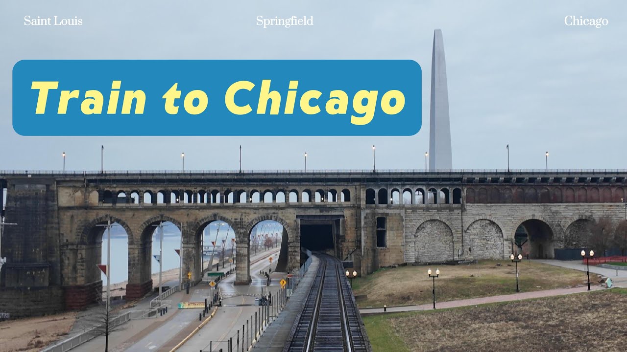 [Vlog] Amtrak Texas Eagle from STL to CHI 圣路易斯-芝加哥Amtrak火车之旅 - YouTube