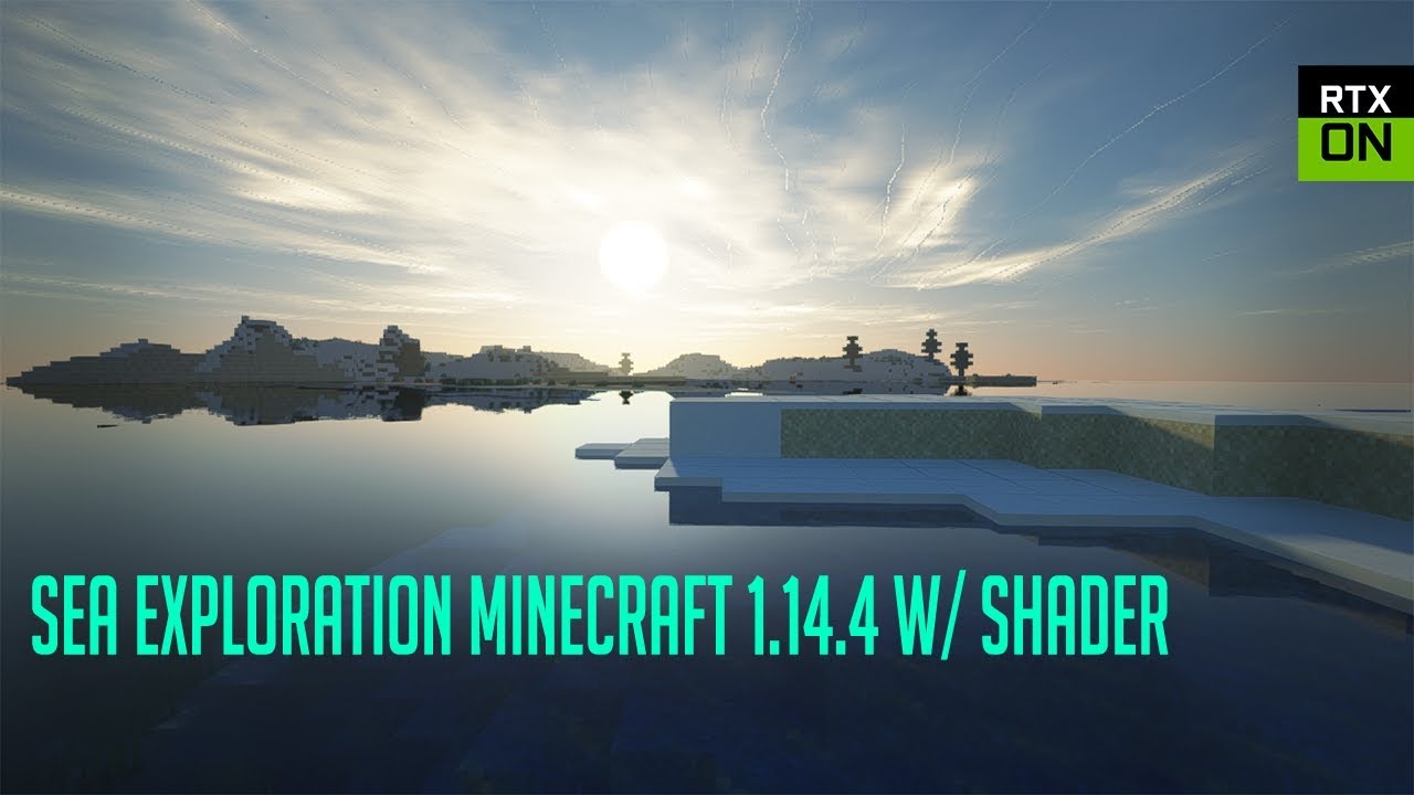 Sea Exploration . Minecraft w/Shaders Rtx 2060 super - YouTube