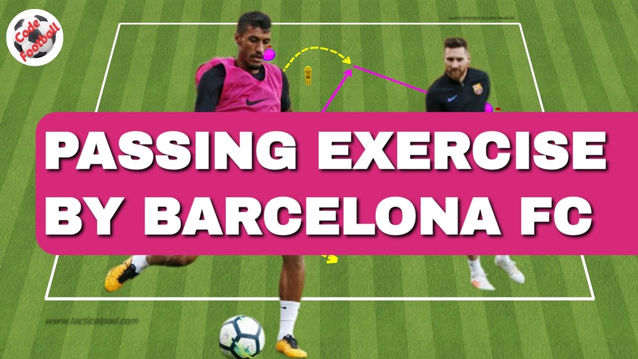Passing exercise by Barcelona FC! - YouTube