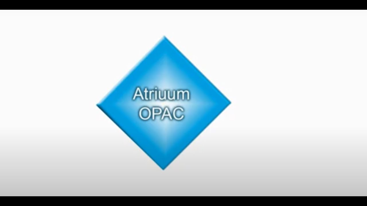 Main Features of ATRIUUM OPAC book system - YouTube