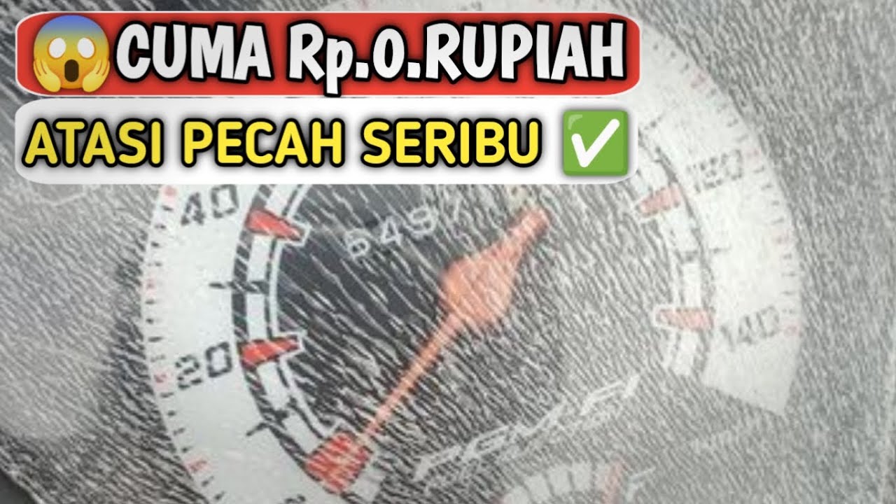 CARA CEPAT HILANGKAN RETAK PADA KACA SPIDOMETER RETAK SERIBU MOTOR ...