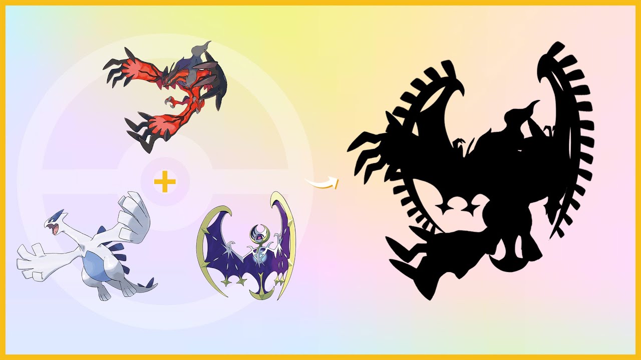 Pokemon Fusion | Yveltal + Lugia + Lunala - YouTube