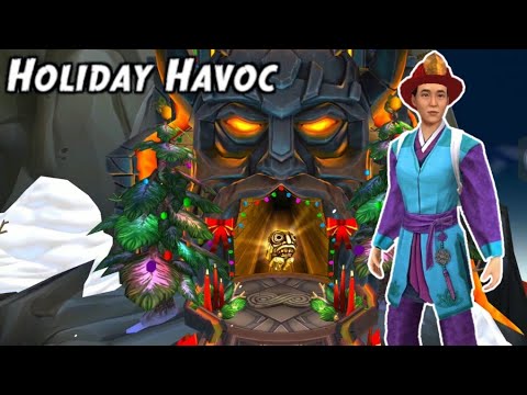 Sunyu Han Healer in Holiday Havoc Christmas Day special Temple Run 2 ...
