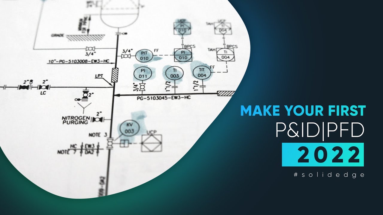 Basics of Solidedge P&ID | How to design new P&ID in Solidedge P&ID ...