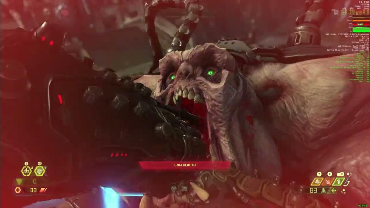 Doom Eternal - Ray tracing - ON | PC 4K 60FPS Max | Linux Gaming | RX 7900XT GPU | 7800x3d CPU ...