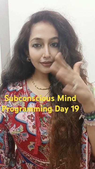 Subconscious Mind Programming Day 19 - YouTube