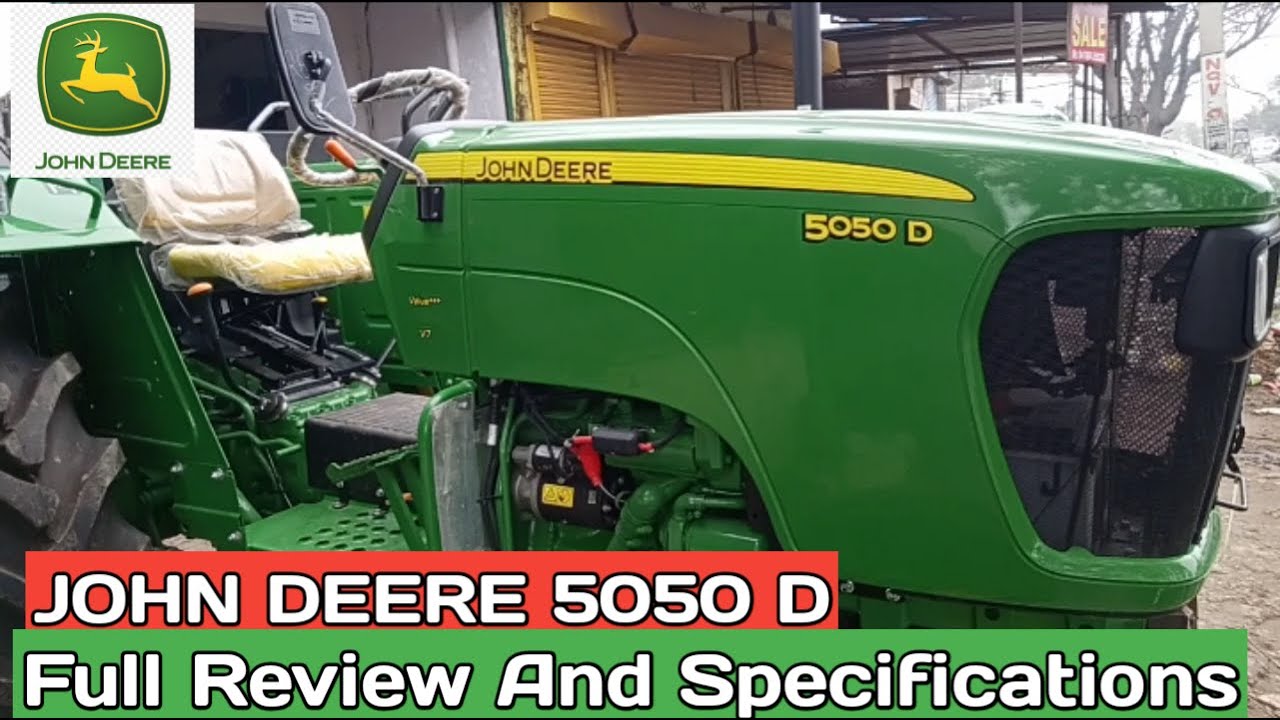 JOHN DEERE 5050 D Full Review And Specifications - YouTube